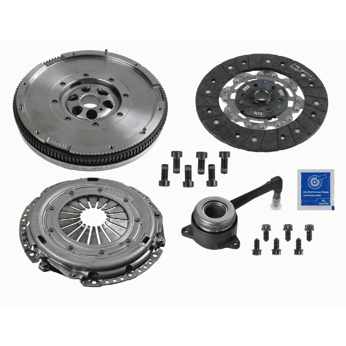 Комплект сцепления для автомобиля Audi Volkswagen Seat Skoda, SACHS 2290 601 005 (1 шт.)