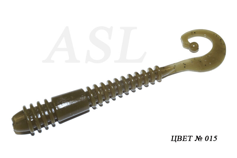 Силиконовая приманка ASL "Джим" цвет №015, L- 10см (4"), 5шт/уп