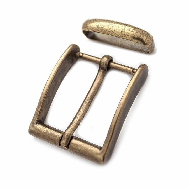 Пряжка ZAC-7869 со шлевкой 40мм (ст. латунь)
