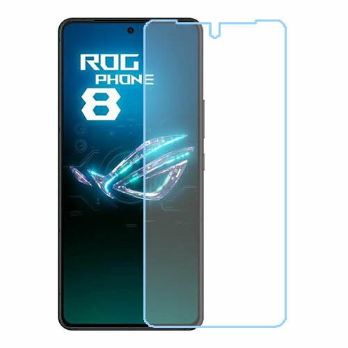Скрин Мобайл защитный экран для Asus ROG Phone 8 из нано стекло 9H