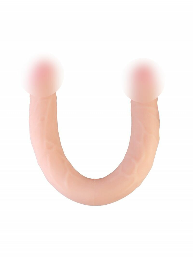 Двусторонний фаллоимитатор киберскин 48 см