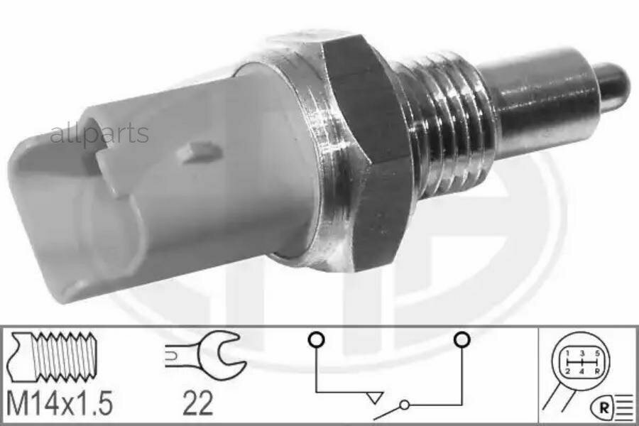 ERA 330513 Датчик заднего хода CITROEN: BERLINGO (MF) 1.1 i (MFHDZ, MFHFX)/1.4/1.4 GNC/1.4 bivalent/1.4 i (MFKFX, MFKFW)/1.4 i bivalent (MFKFW) 96-, BERLINGO фургон (M) 1.1 i (