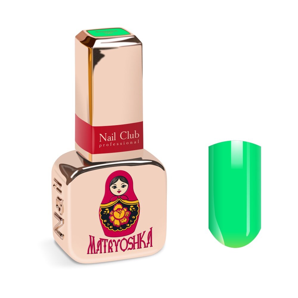 Nail Club professional Гель-лак коллекция Matryoshka, оттенок 1901 Fevronya Февронья, 13 мл.