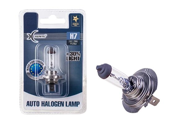 Лампа галогенная Xenite 1007137 H7 24V 70W, 1