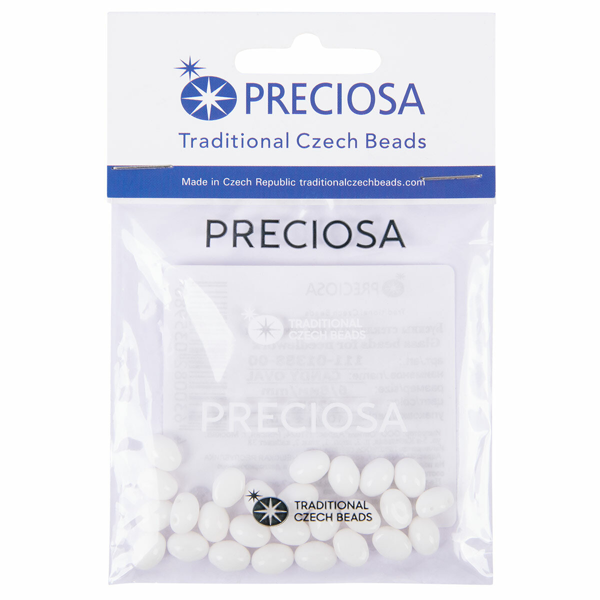 PRECIOSA CANDY OVAL 111-01388-00-KH18 бисер чешский 6/8 мм 10 г для украшений и изделий цвет 23980-84110