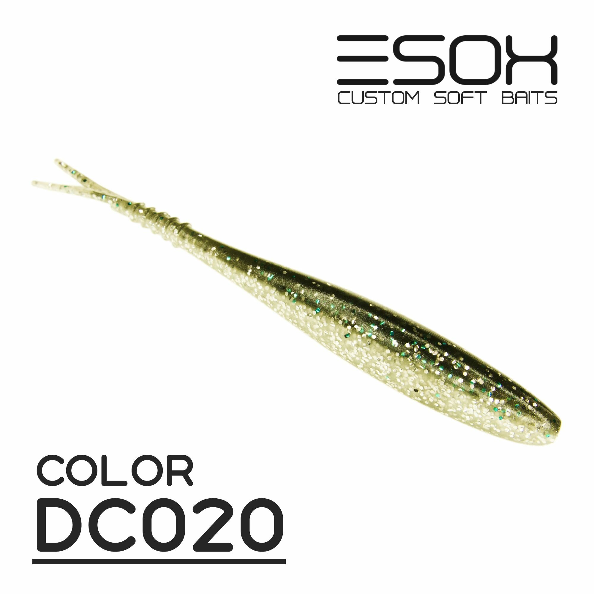 Мягкие приманки для рыбалки Esox фурия 5.9" (150мм) # DC020 (4шт)