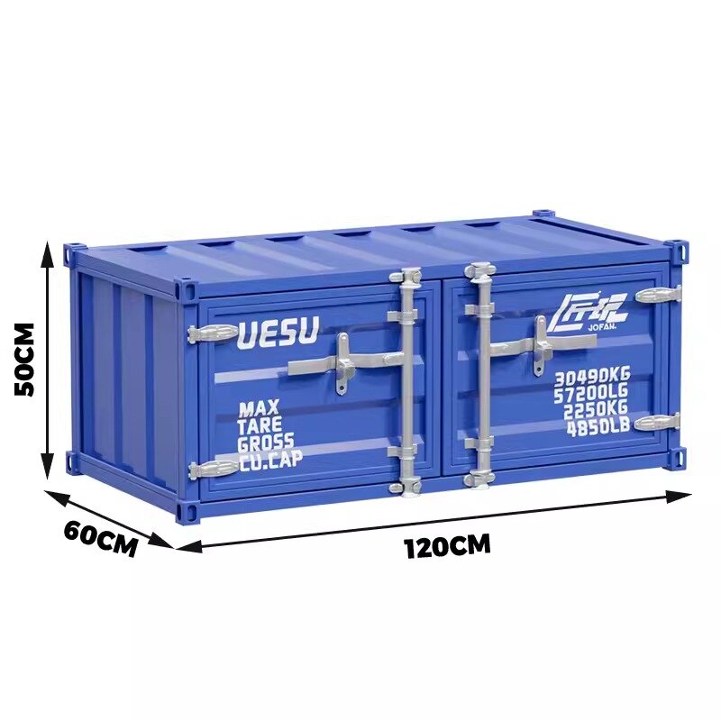 Журнальный стол серии Industrial Furniture (120 см синий цвет)