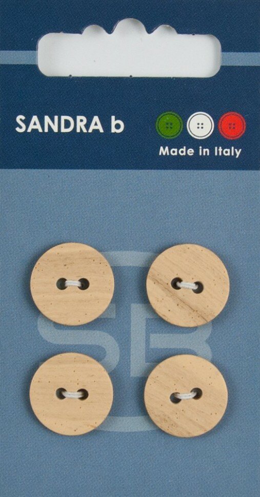 #CARD239 Пуговицы Sandra 4 шт