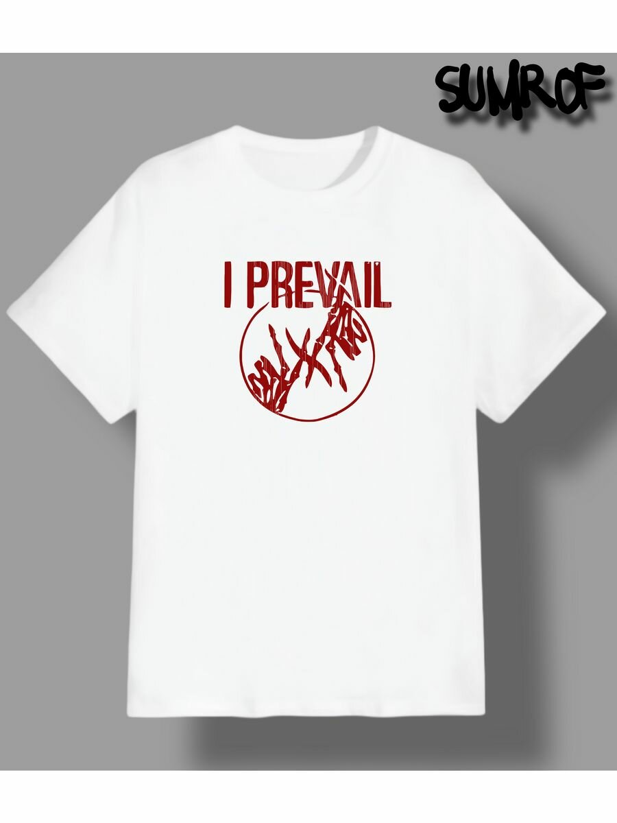 Футболка Zerosell с надписью I prevail рок группа