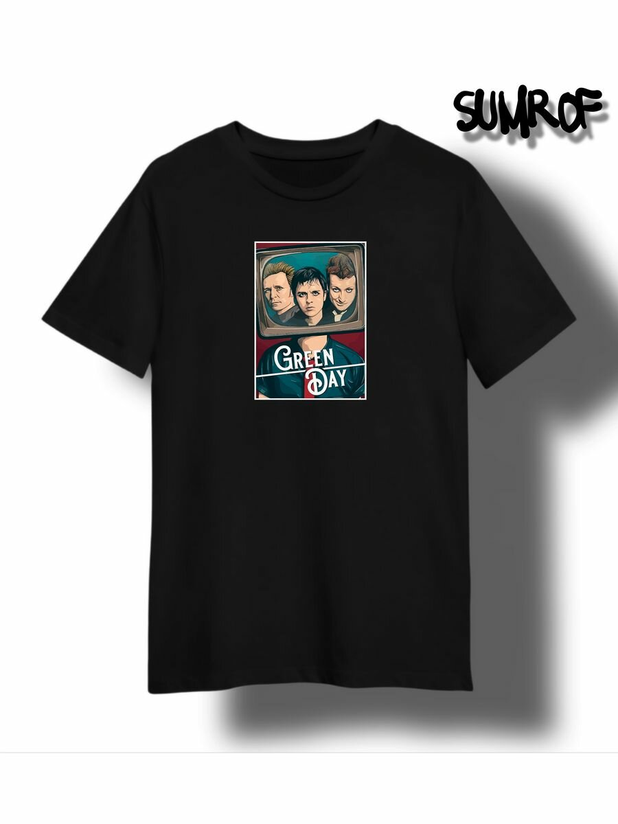 Футболка Zerosell green day рок музыка