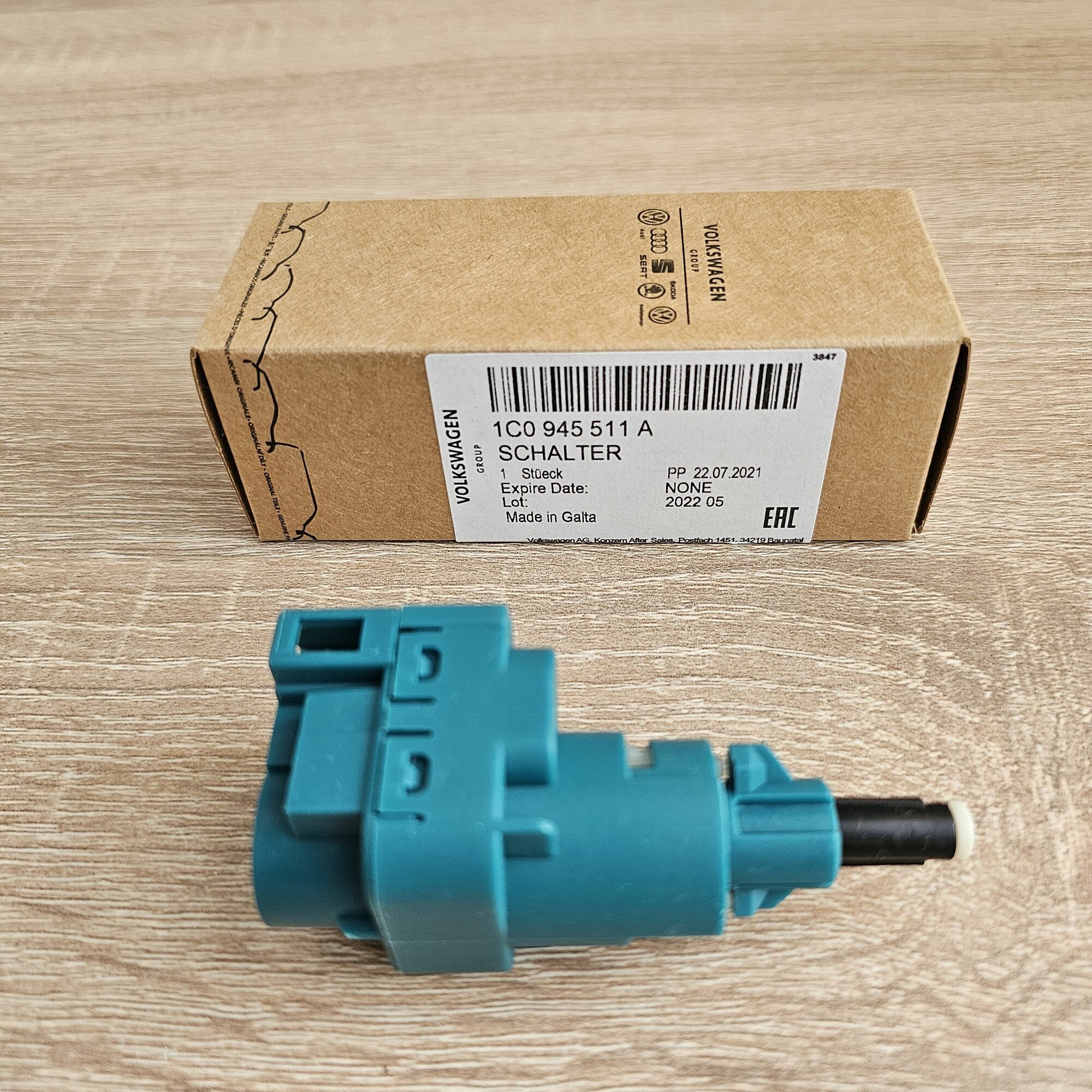 Датчик стоп-сигнала VAG AUDI SEAT SKODA VW 96 - арт. 1C0945511A