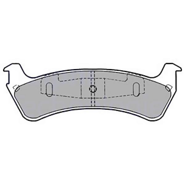 DELPHI LP1635 (2L2Z2200AA / 3329139 / 3648797) колодки тормозные дисковые impala, e150 econoline, e350 econoline, explorer, grand