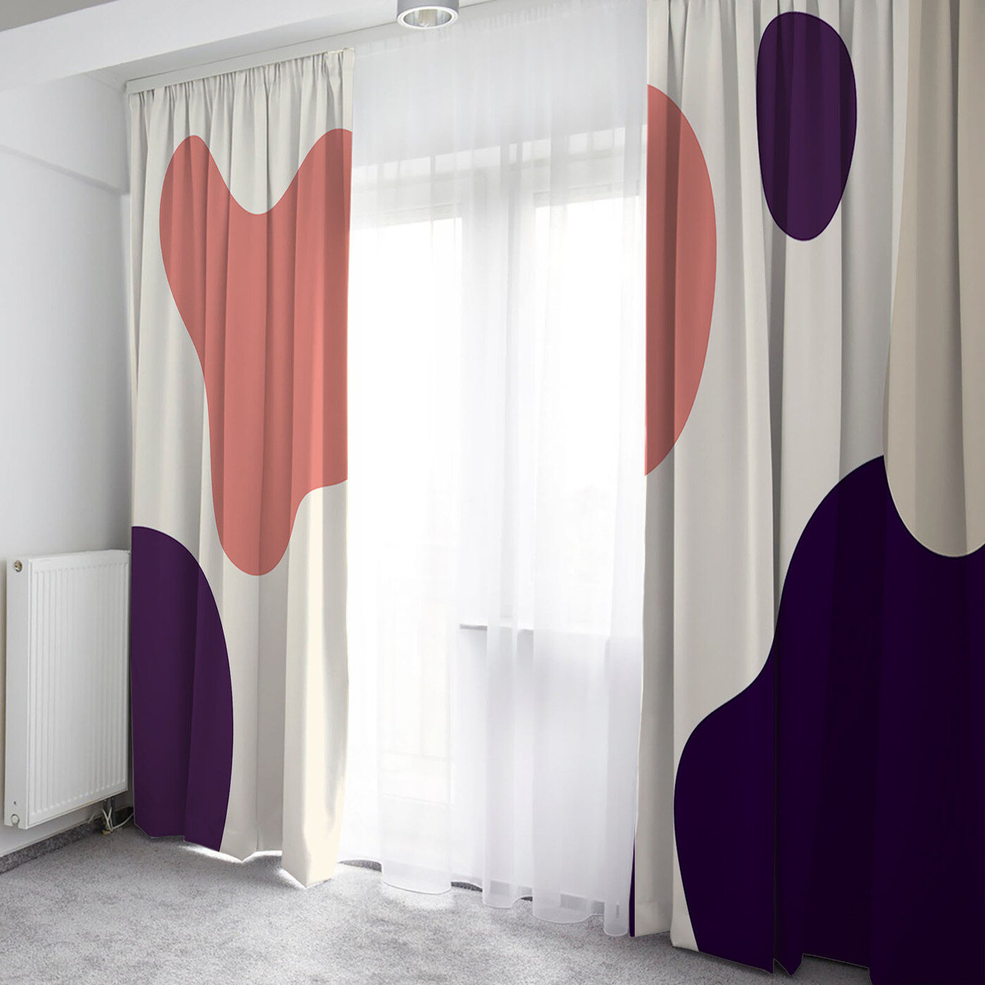 Шторы (фотошторы) из габардина, 290х240 см, Good Room