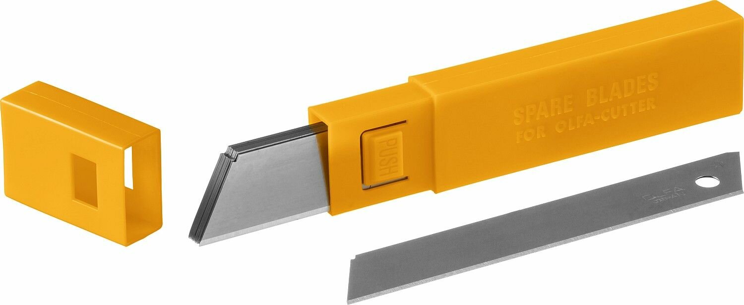 OLFA 18 мм, 10 шт, несегментированные лезвия (OL-LB-SOL-10)