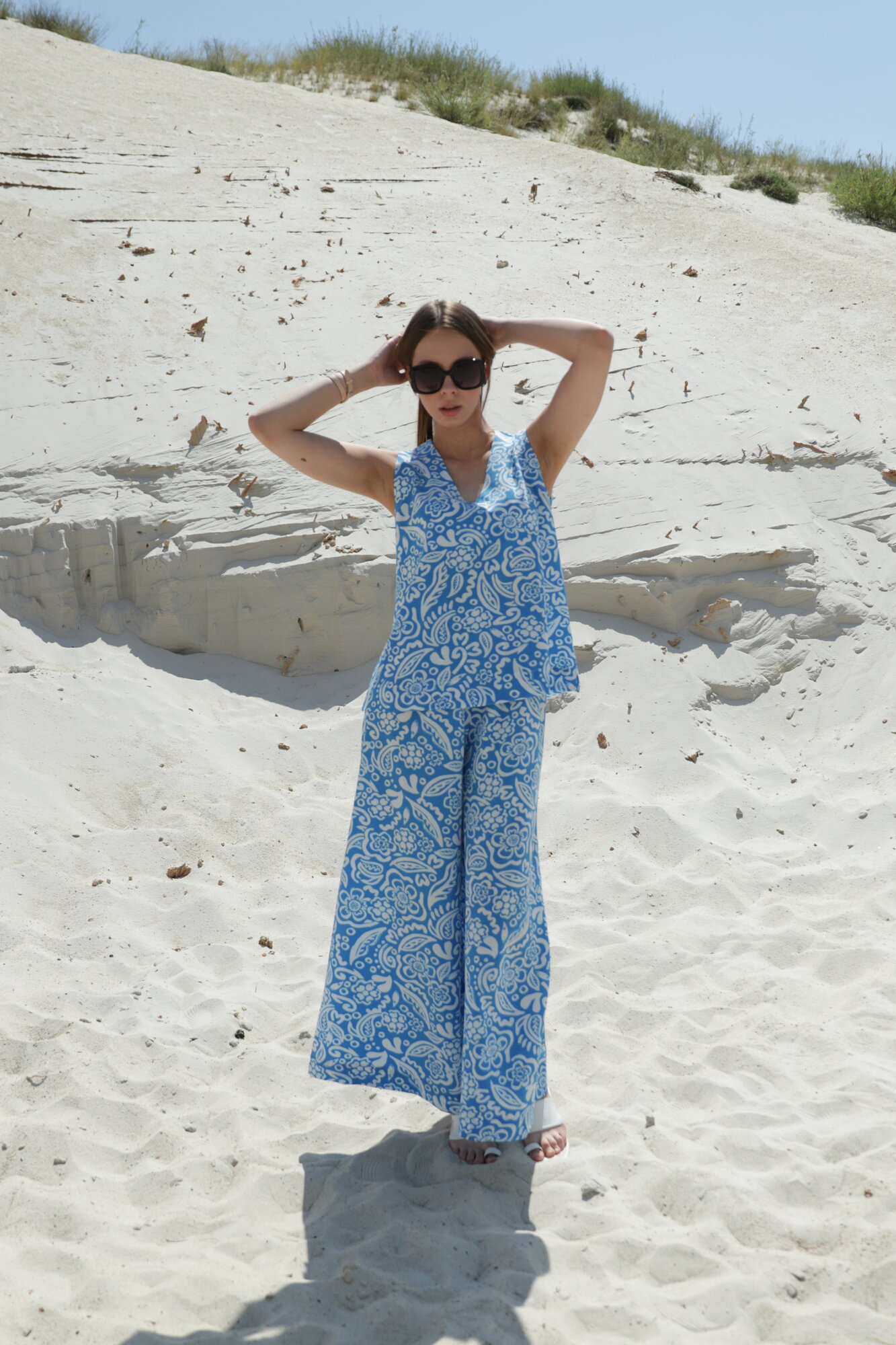 Брюки палаццо