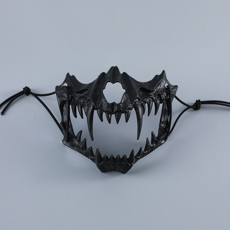 Маска Бога Тигра Яши Тенгу, на Хэллоуин, с черепом, японская