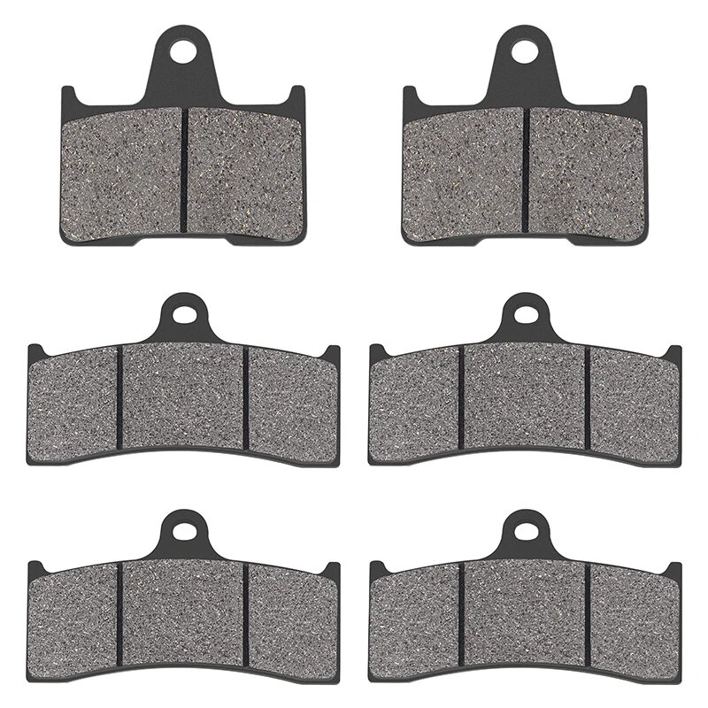 AHL полуорганические металлические передние и задние тормозные колодки для Front and Rear 3pcs