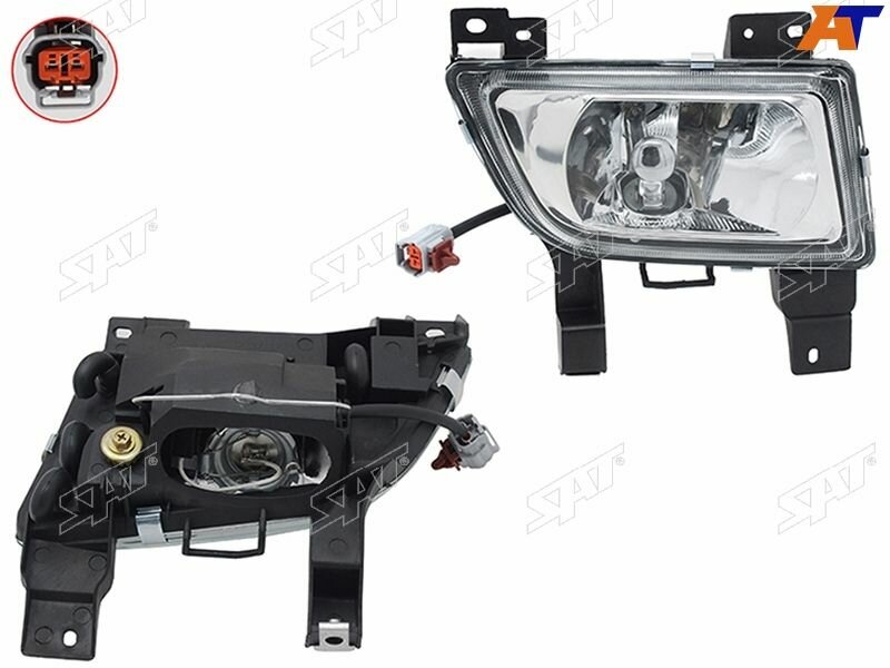 . SAT Фара противотуманная для MAZDA PREMACY 99-02, FAMILIA 98-02 правая 4D, HBK