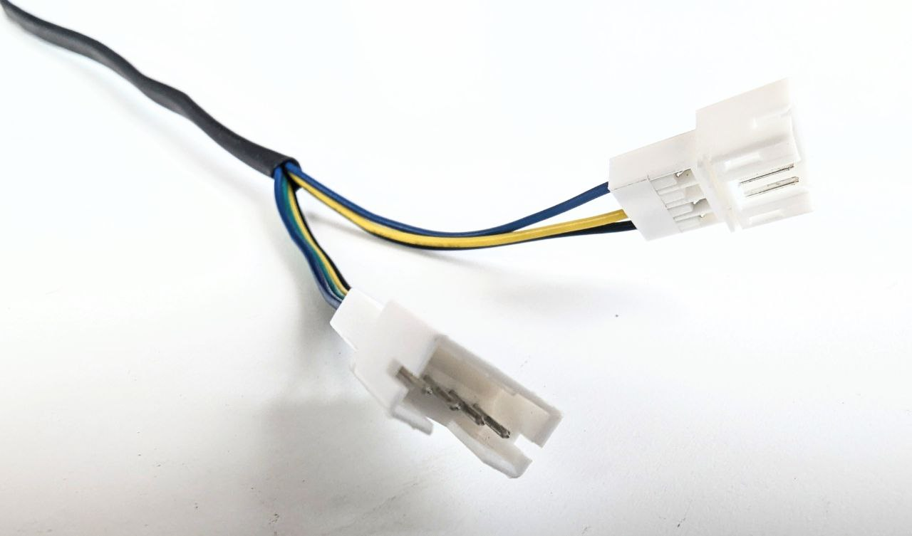 Переходник GPU соединительный для вентиляторов Asus PLD dual 4 pin