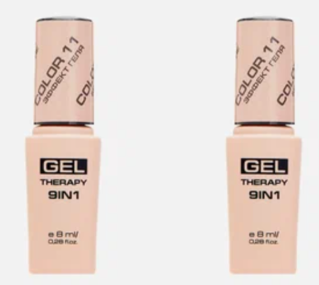 Лак для ногтей Stellary Nail polish Gel Therapy 9in1, тон 11, 2 шт