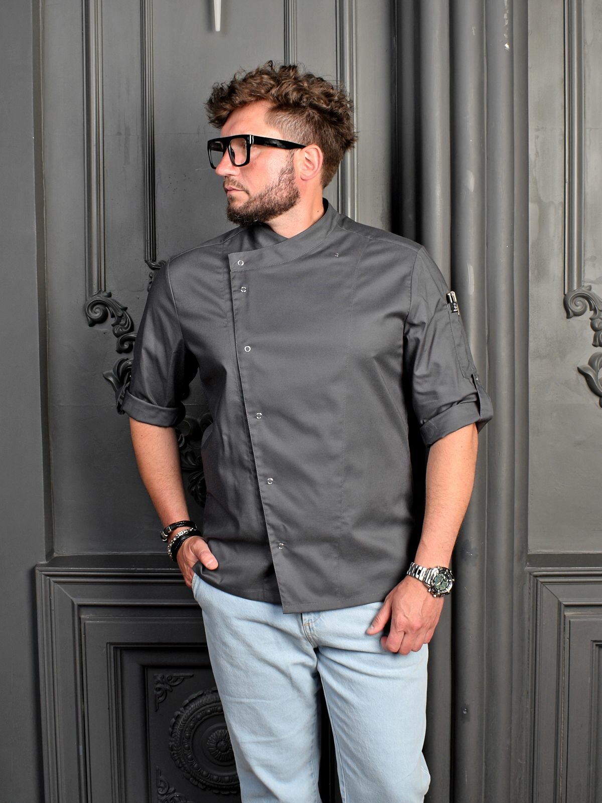 Китель поварской мужской M-10.42