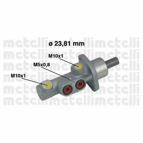 Главный тормозной цилиндр Metelli 050452 для Nissan Micra III, Note; Renault Clio III, Modus