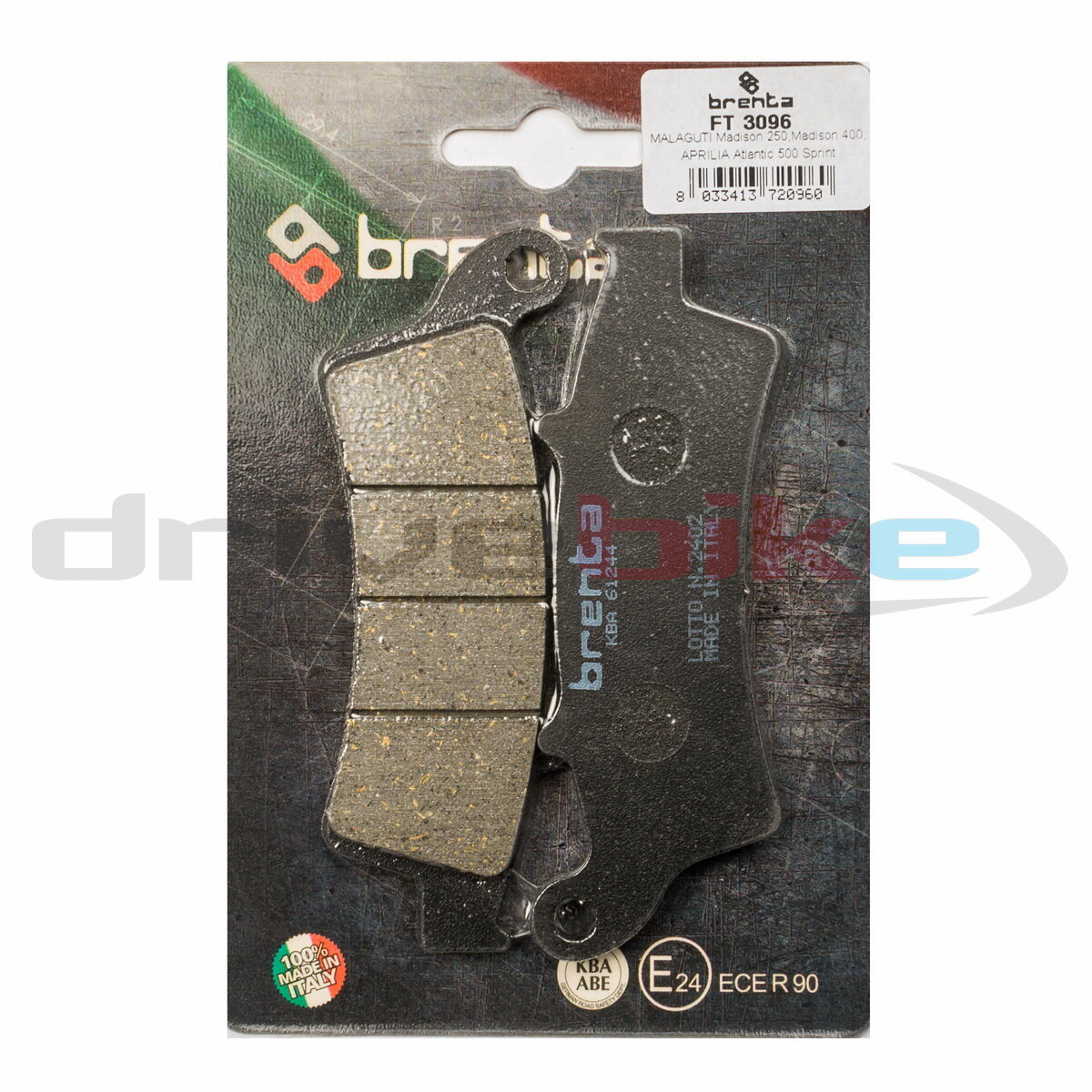 BRENTA Тормозные колодки FT 3096 Organic