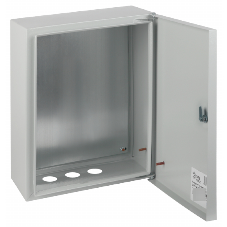 Щит распределительный ЭРА Simple ЩМП-04 стальной серый, IP31, размером 400х300х175мм, Б0041655 / электрика