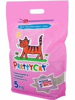 Pretty Cat Комкующийся наполнитель (Euro Mix Double Effect), 5кг 5 кг