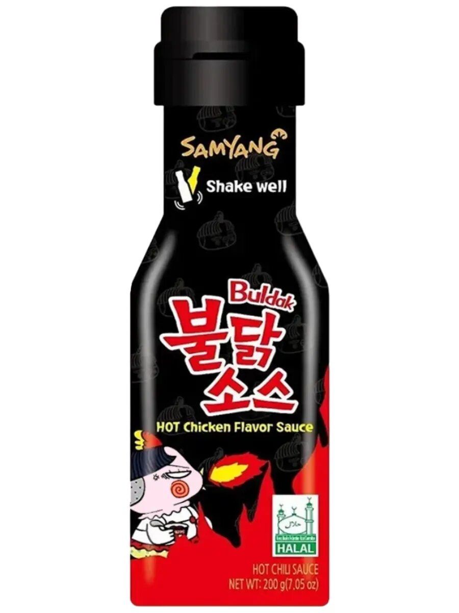 Соус со вкусом острой курицы Original Spicy Buldak 200 г