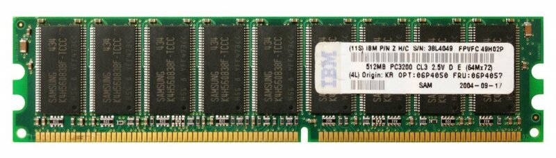 Оперативная память IBM 06P4050 DDR 512Mb