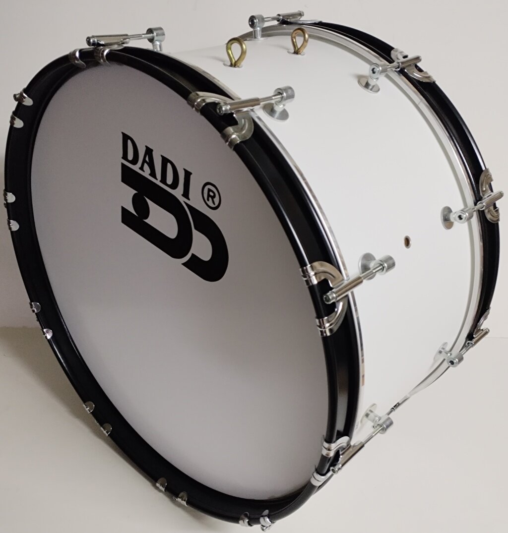 MBB-2010WH Маршевый барабан 20"х10", белый, Мастерская Бехтеревых