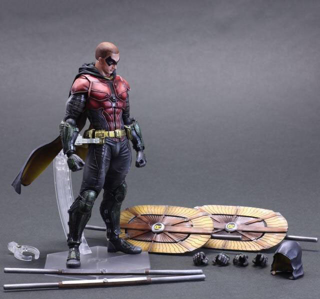 Коллекционная подвижная фигурка Бэтмен Batman: Arkham Knight 25cm, подарок для друга и парня DC220330 04 My hero