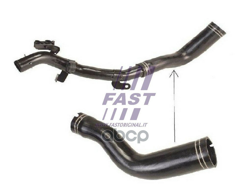Труба интеркуллера FIAT DOBLO 00> ЛЕВ НИЗ 05> 1.3JTD шт. FAST арт. FT61719