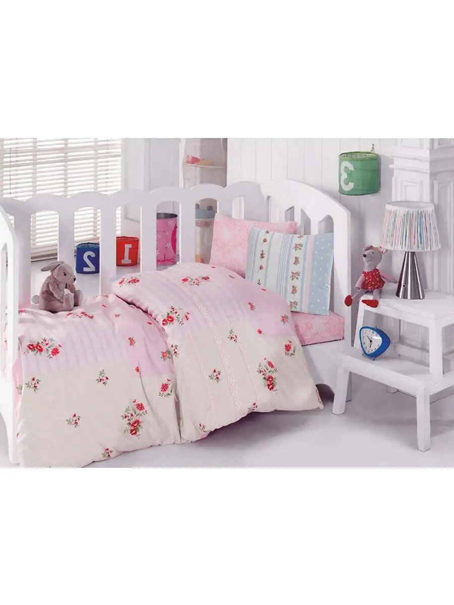 Детское Постельное белье Cotton Box Ясли Ранфорс с вышивкой