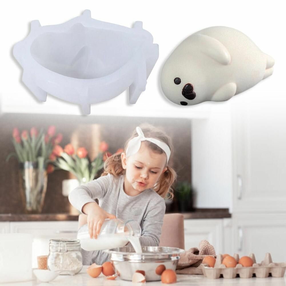 Силиконовая форма для желе, форма для желе Котик, мультяшный мусс