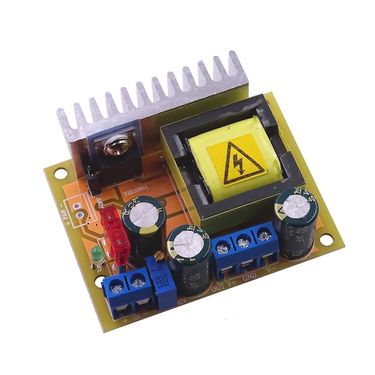 Модуль повышающий DC-DC 10-32В в 45-390В, dual output