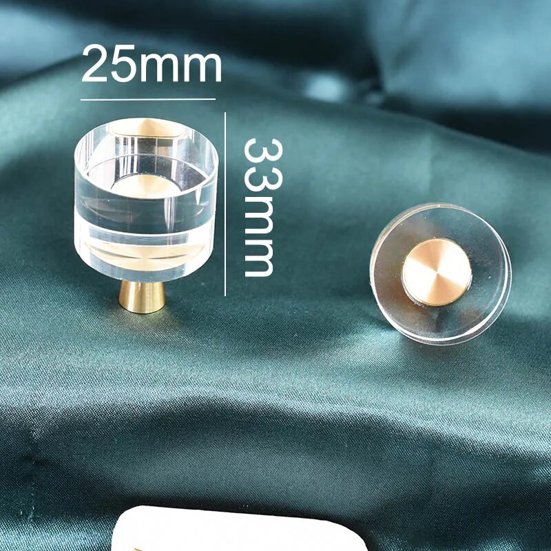 Хрустальные ручки для мебели Tenchtwo B25mm-33mm1PCS