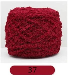 Пряжа Coral Barhat, бордовый (37), шерстяная