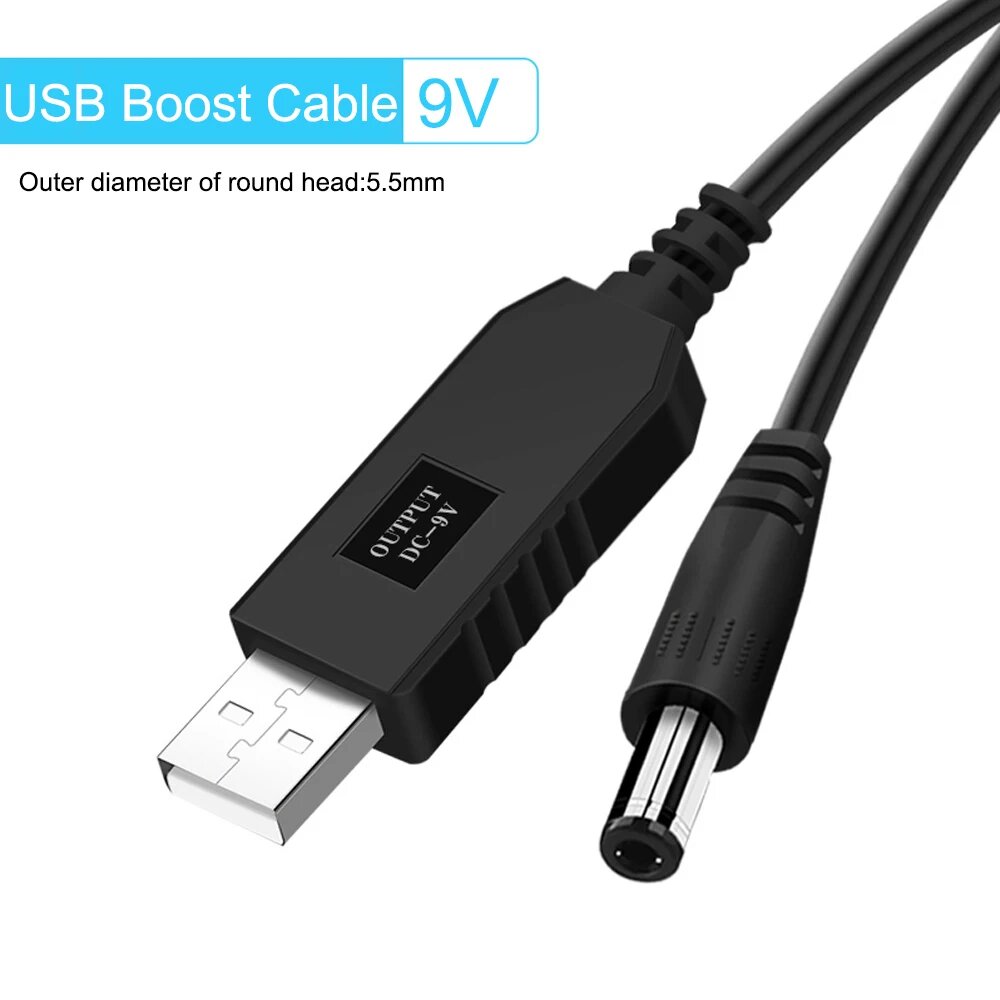 Кабель-переходник ANMONE USB на DC 5В-12В 9V Cable
