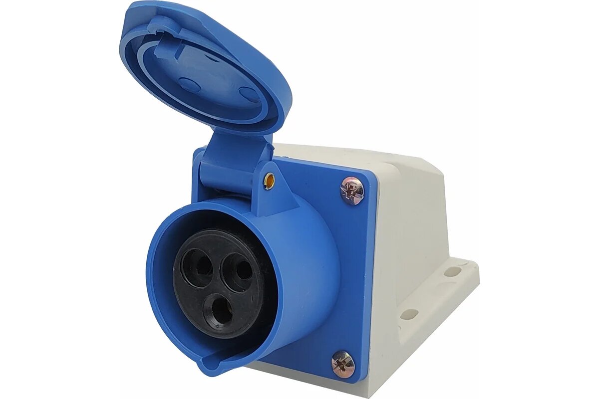 Стационарная розетка ANDELI AM-113 16A 220В~250В 2P+E IP44 ADL13-013