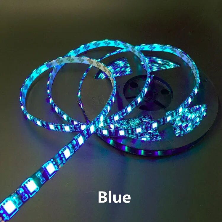 HEGUOGUO RGB светодиодная лента 60LED/м 5м 12В Синий, Blue, Waterproof, 50cm