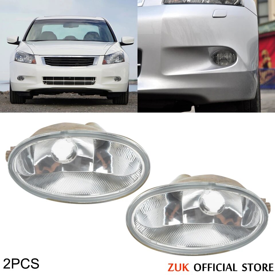 2 шт. автомобильные аксессуары, передняя противотуманная фара, противотуманная фара для HONDA ACCORD 2008-2013 CIVIC 2009-2015 подходит для JAZZ 2012-2014, противотумансветильник ры, лампа для очков