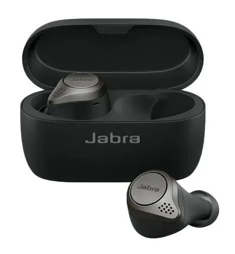 Jabra Наушники беспроводные с микрофоном Jabra Elite 75T, USB Type-C, черный