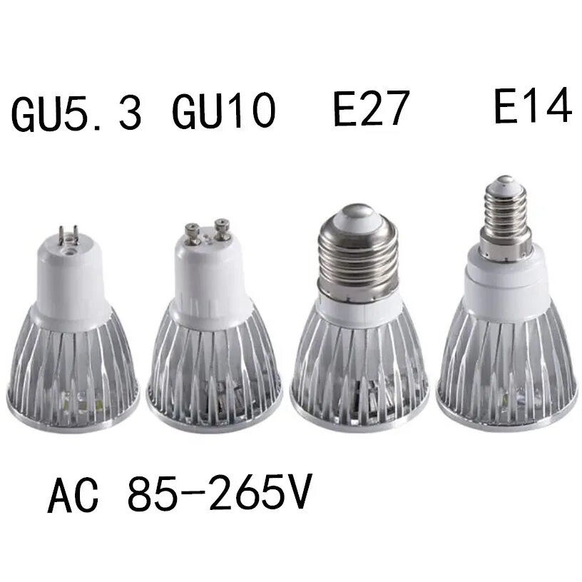 Светодиодная лампа QIUBOSS GU10 E27 MR16 3-6 Вт E14 теплый белый, Нет, E14, 4W