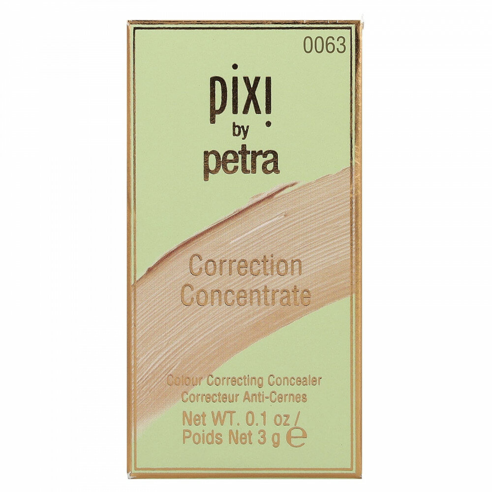 Pixi Beauty, Corrector-концентрат, консилер-корректор цвета, 0063 бодрящий абрикос, 3 г (0,1 унции)
