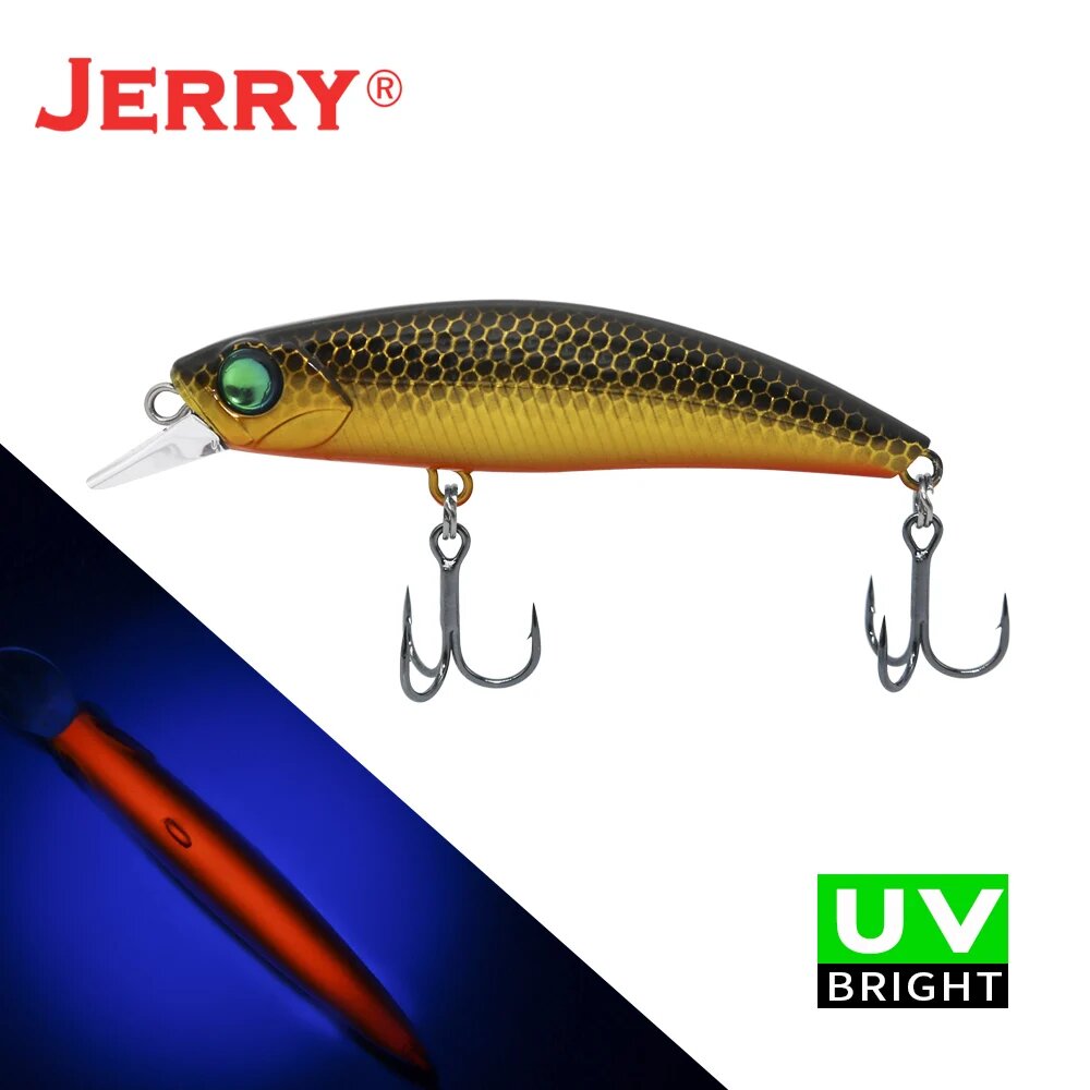 Джерри воблер Mariner Crank 6см, Gold black w scales