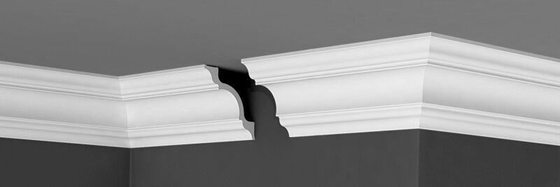 Потолочный плинтус (карниз) Де-Багет П01 95/95