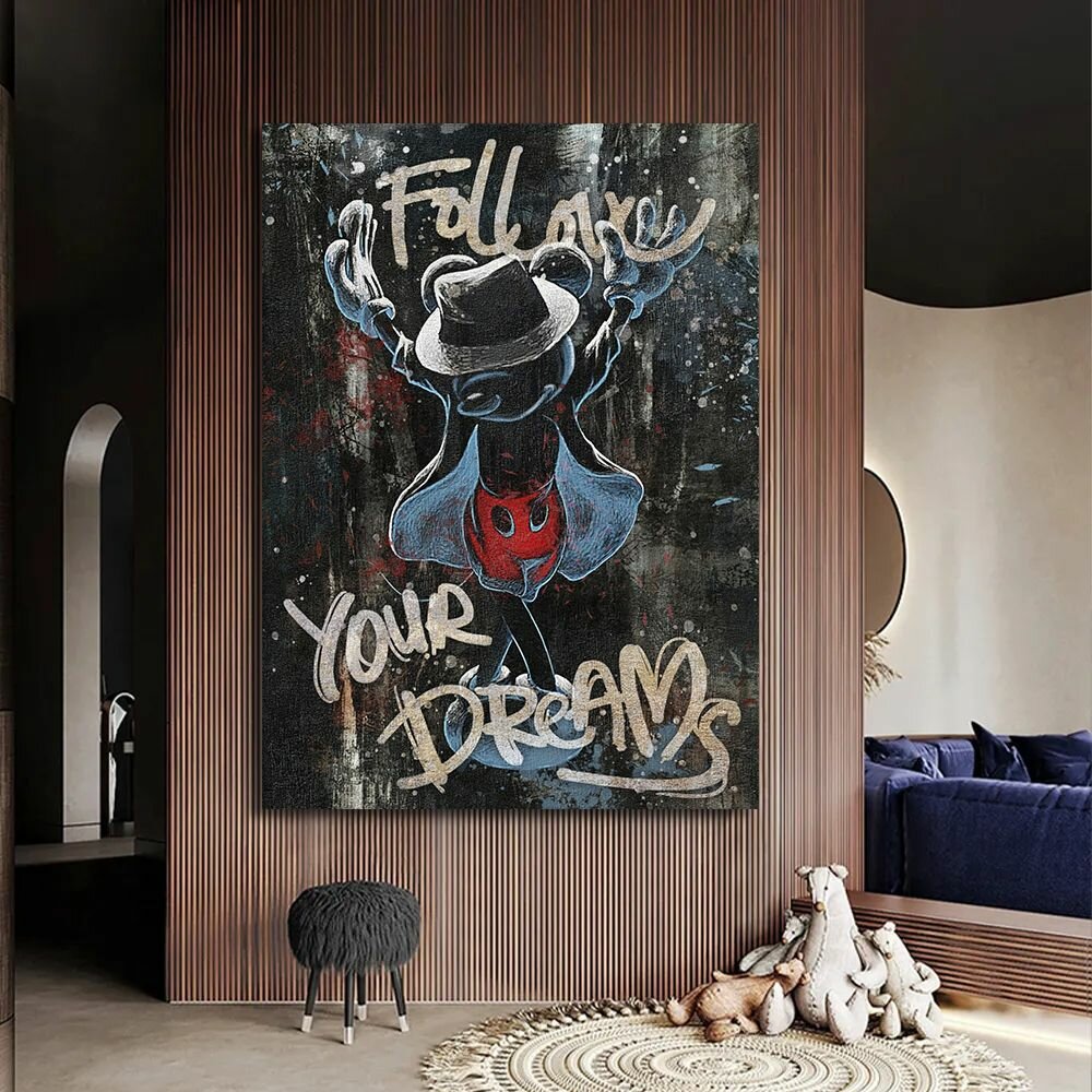 Картина деньги, мотивация постер, из коллекции "Офисные картины", 50х70 см.