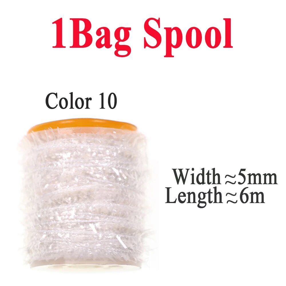 Vtwins Кристалл лед синель Стример для мух 1pcs 10